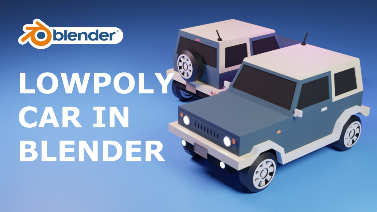 Creating a Low Poly Car in Blender | Plantpot